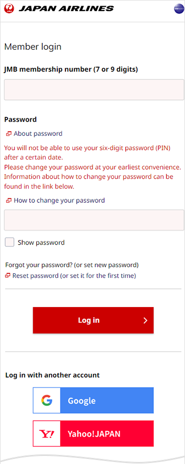 JAL | Link your account with third-party IDs for more convenience when ...